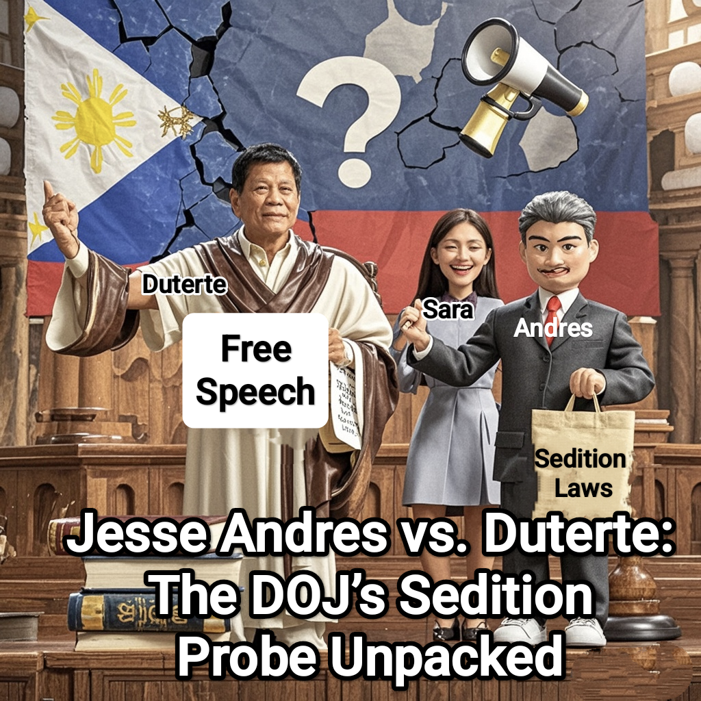 Jesse Andres vs. Duterte: The DOJ’s Sedition Probe Unpacked – KWEBA ni ...
